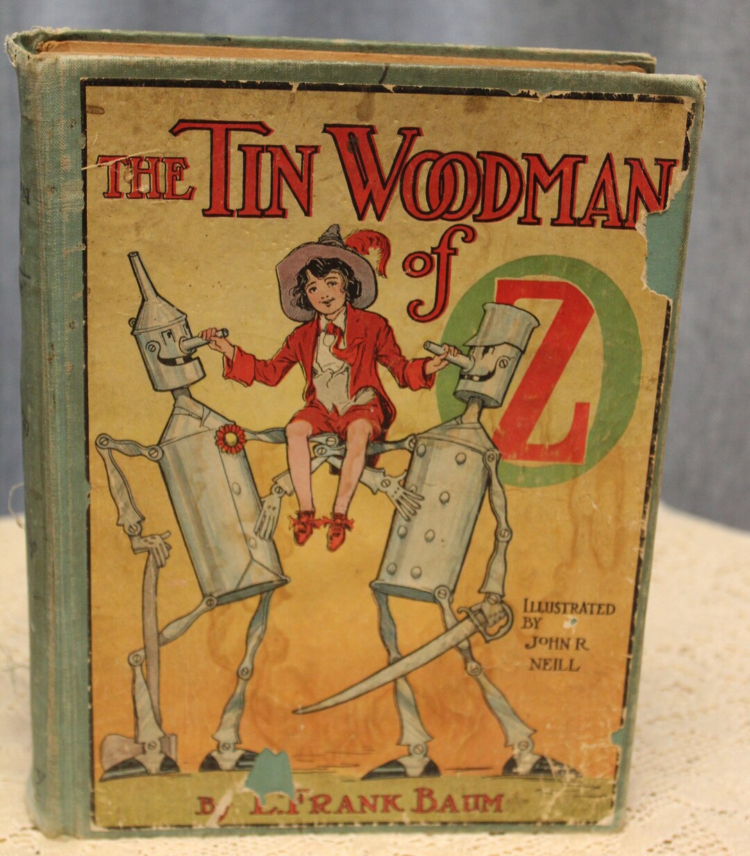 106 Yrs Old, the Tin Woodman of Oz / L. Frank Baum / 1918 Antique First ...