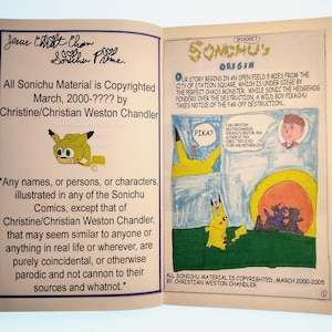 SONICHU Vol 0: Autographed Print Comic - Etsy