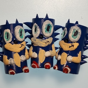 Sonic Totem Minis - Handpainted + Authenticity Certificate - Etsy
