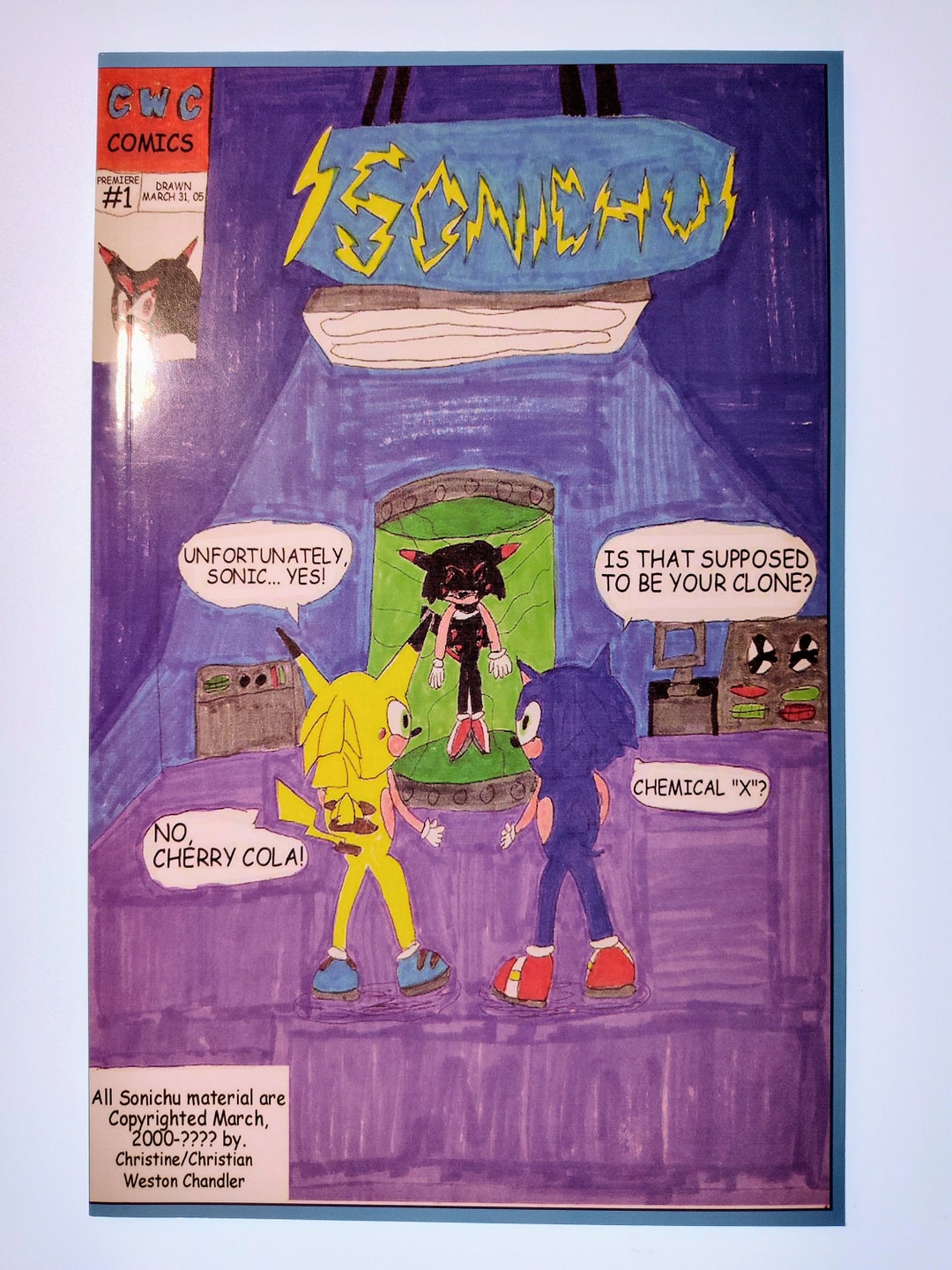 SONICHU Vol 1: Autographed Print Comic - Etsy