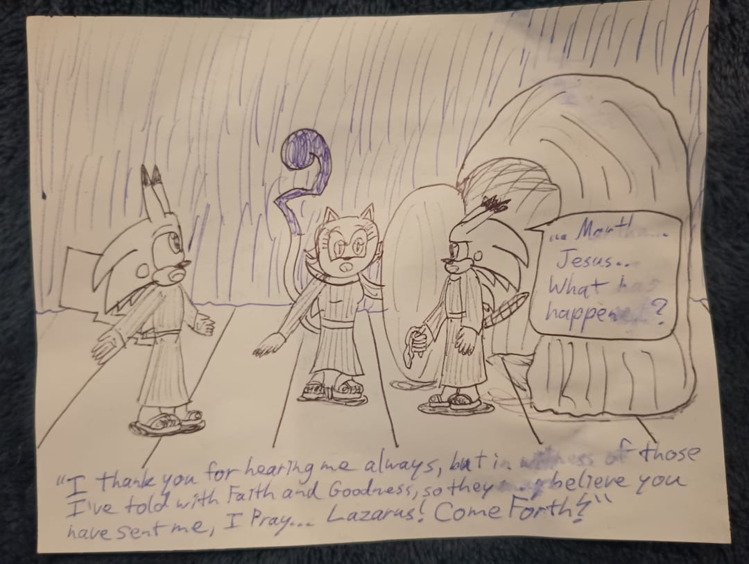 Chris Chan Jail Art: Christ Raises Lazarus - Etsy Chris Chan Jail Art: Christ Raises Lazarus - Etsy
