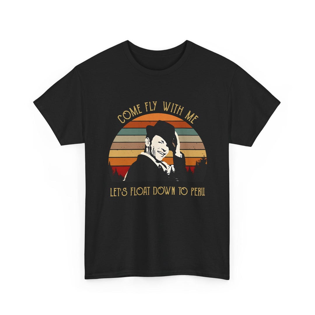 Come Fly With Me Frank Sinastra T-shirt, Movie T-shirt, Gift for Men ...