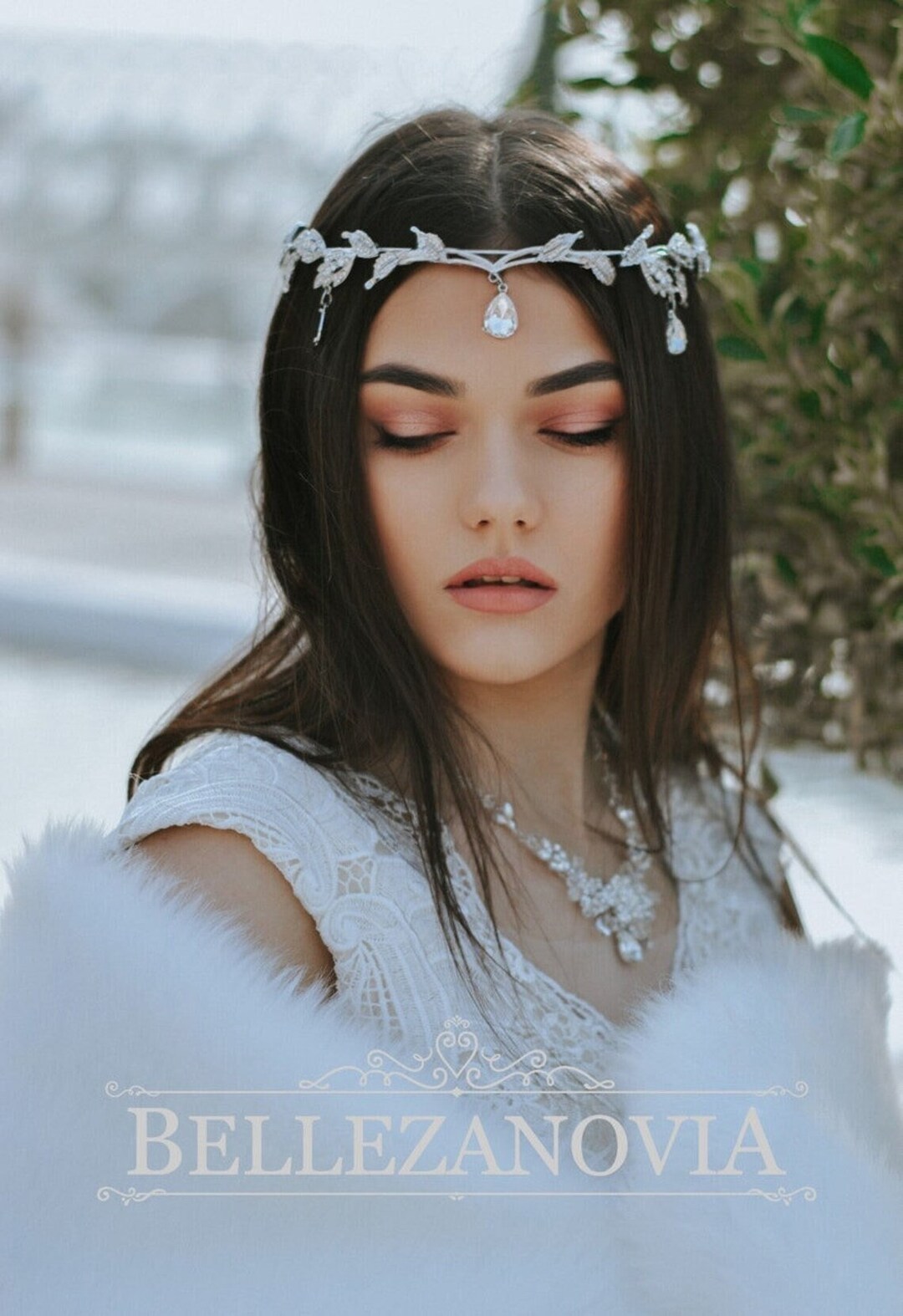Wedding Headband, Wedding Bridal Headpiece, Wedding Forehead Headpiece ...