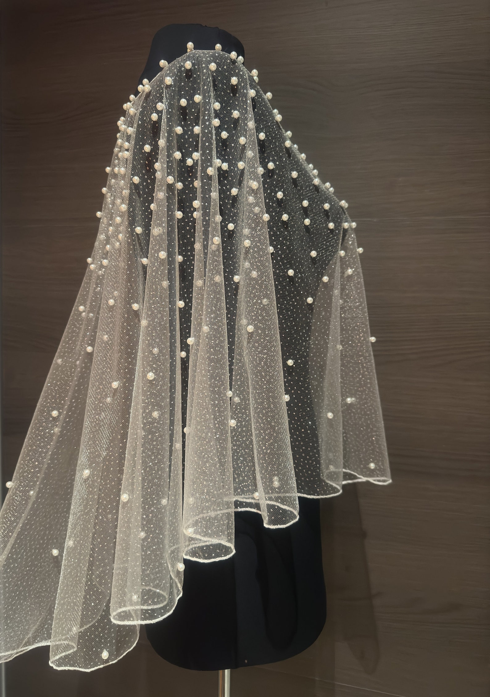Glitter Cape Pearl Wedding Glitter Cape Bolero With Sequins Ivory Pearl ...