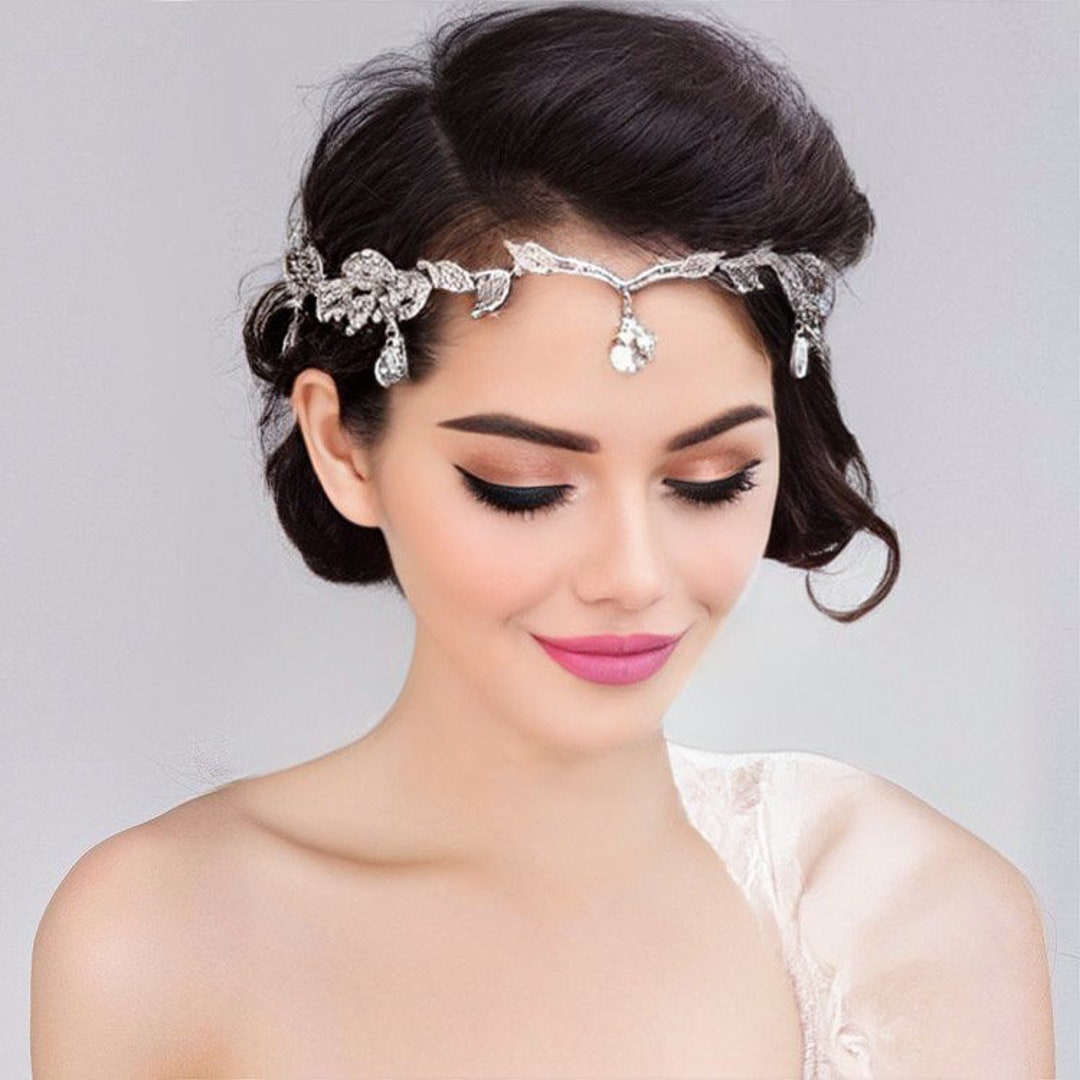 Wedding Headband Wedding Bridal Headpiece Wedding Forehead - Etsy
