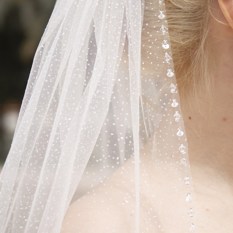 Rhinestone Veils Cathedral - Etsy