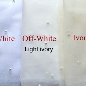 Pearl Cape, Wedding Cape, White Pearl Topper, Ivory Pearl Topper, Pearl ...