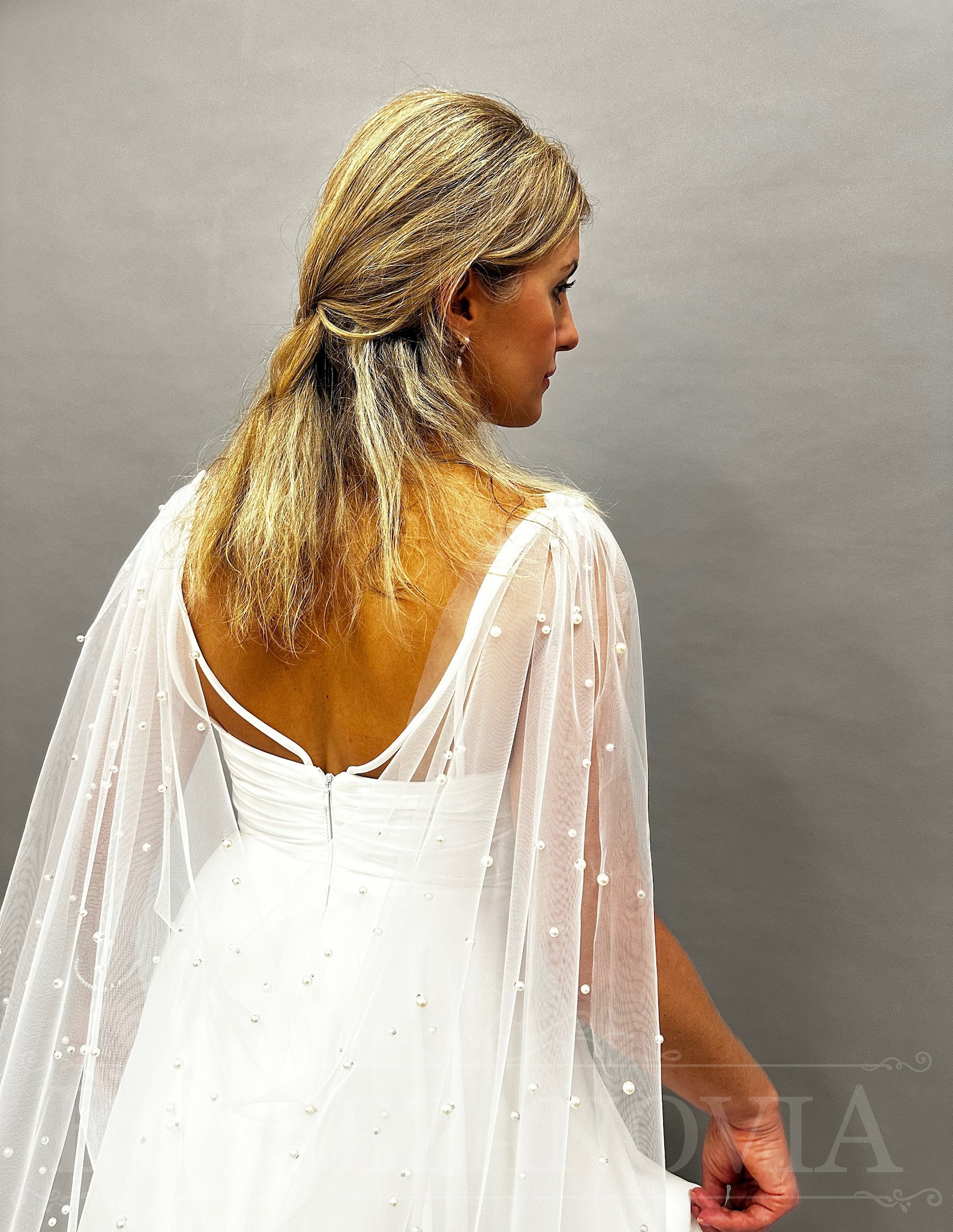 Pearl Wedding Cape, Pearl Wings Wedding, Bridal Wedding Wings With ...