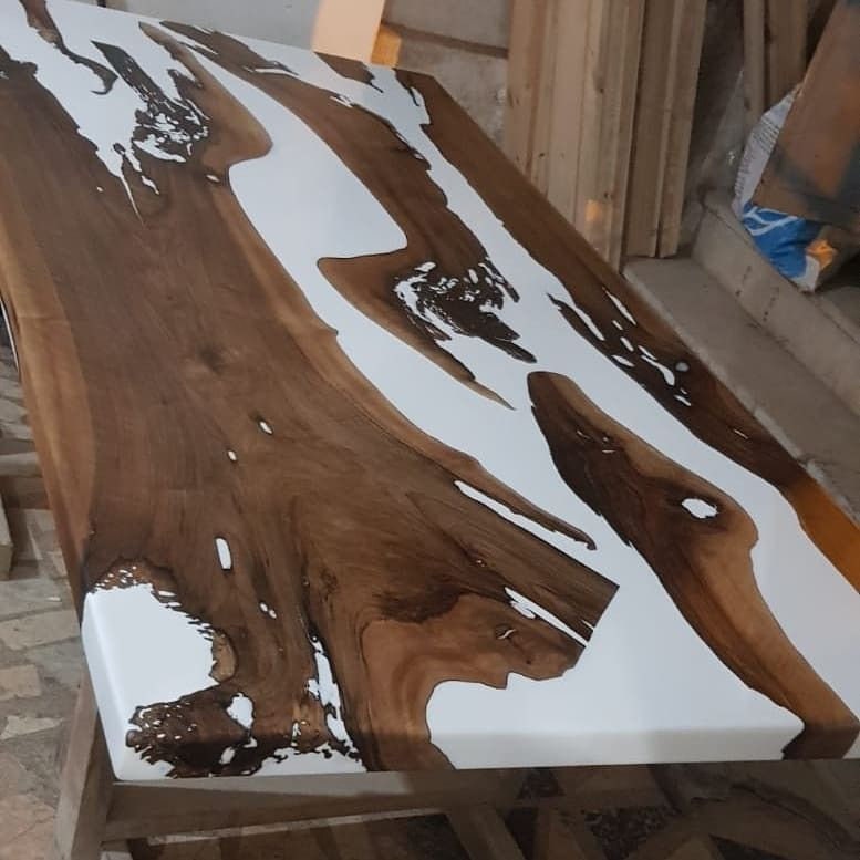Epoxy Walnut Table, Resin River Table, Epoxy River Table, Epoxy Wood ...