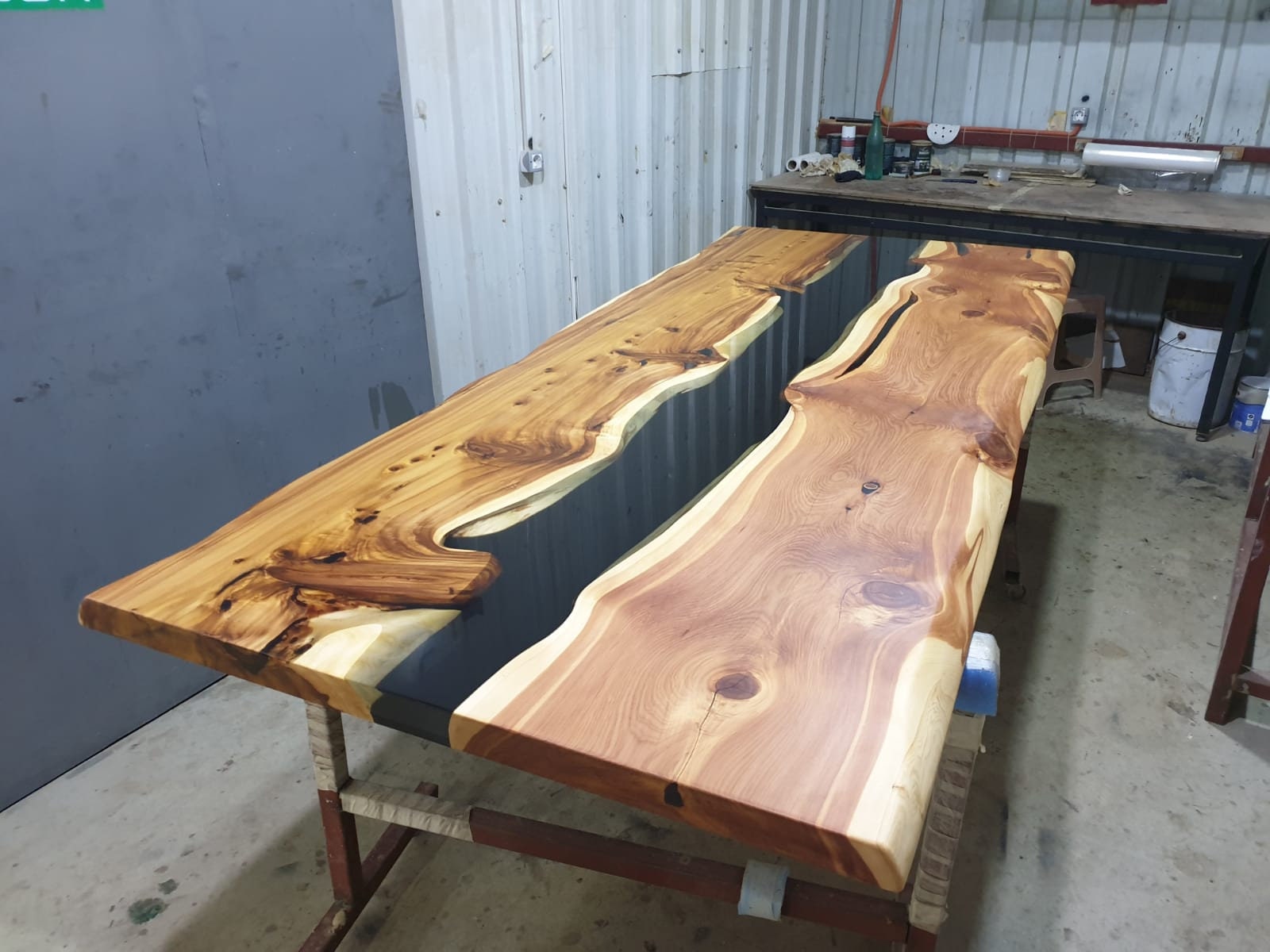 Made to Order Custom Black Epoxy Resin Table Black Epoxy - Etsy