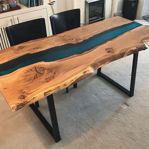 Cedar Epoxy Table - Etsy