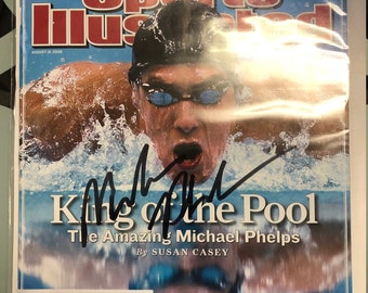Michael Phelps Autograph - Etsy