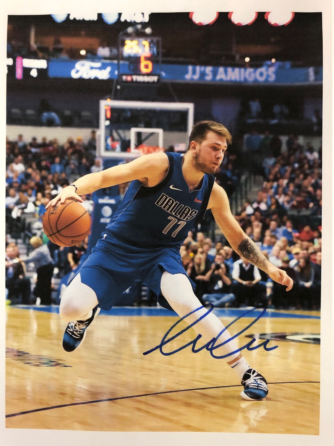 LUKA DONCIC Signed Photo - AUTOGRAPH - Dallas Mavericks - Etsy