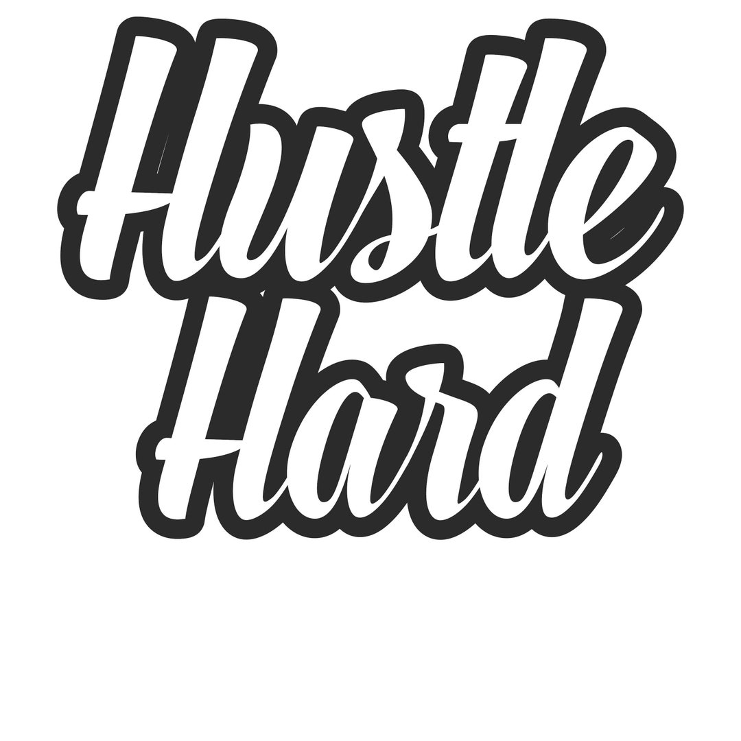 Hustle Hard SVG. - Etsy