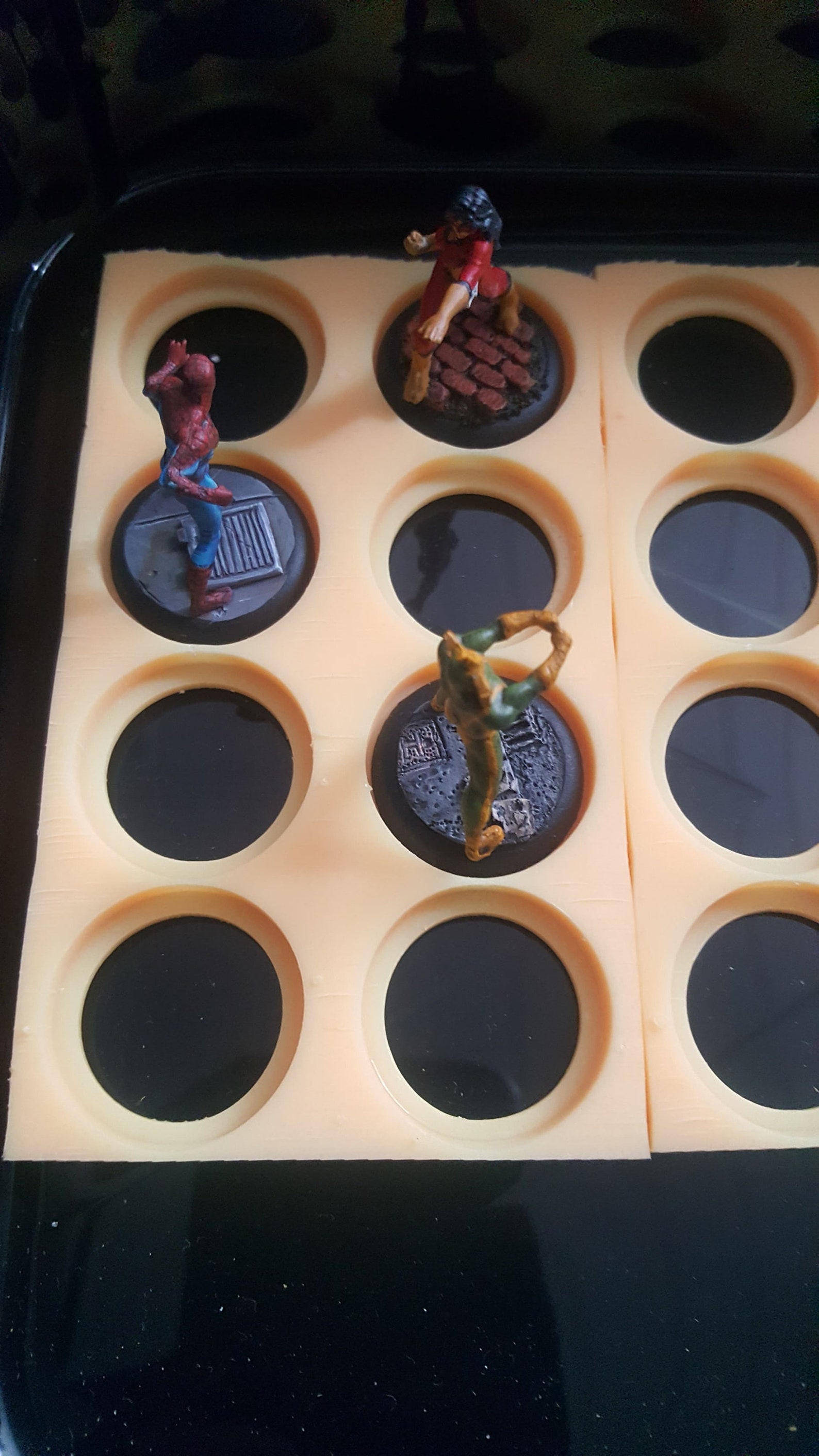 STORAGE or Movement TRAY for MINIATURES Marvel United, Batman, Knight ...