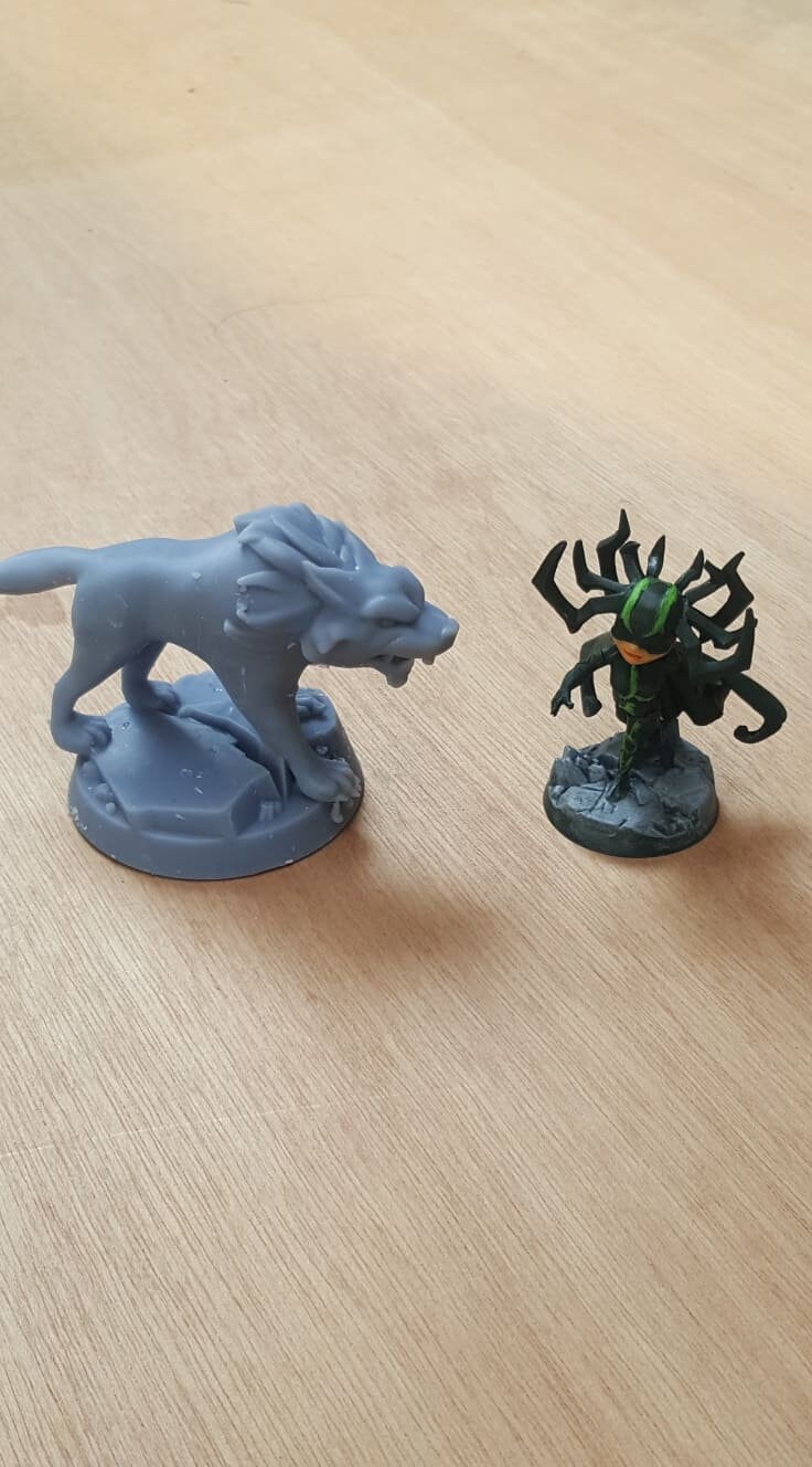 Marvel United FENRIS Custom Figure Unpainted Optional Box - Etsy