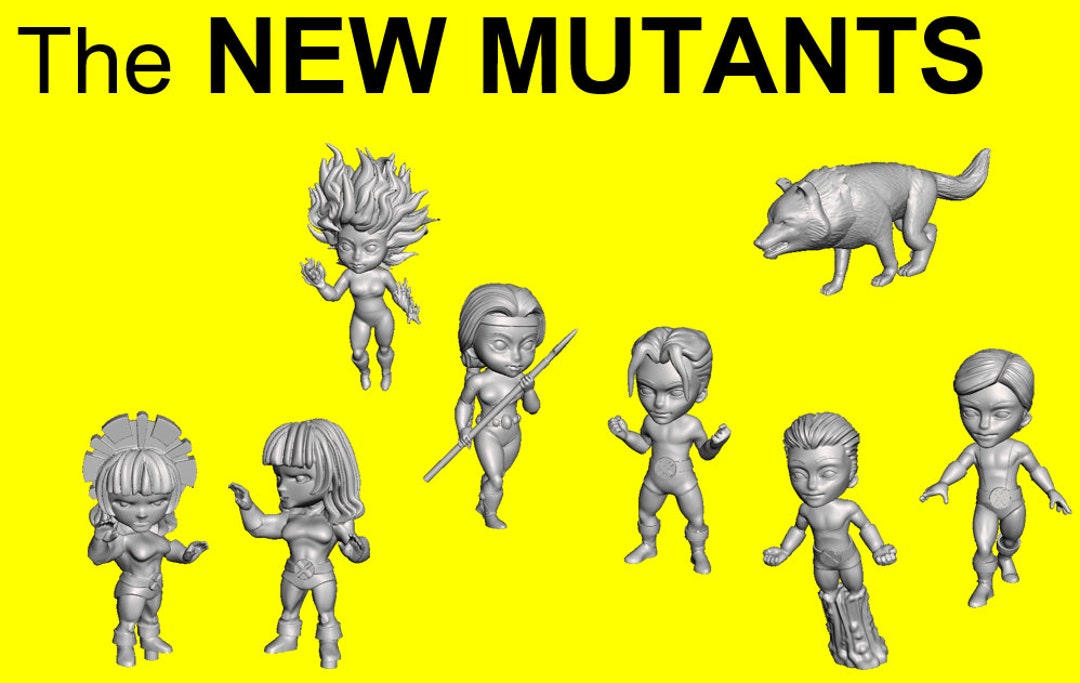 New MUTANTS CARDS pyo Marvel United Compatible TEAMDEAL Custom Figures ...