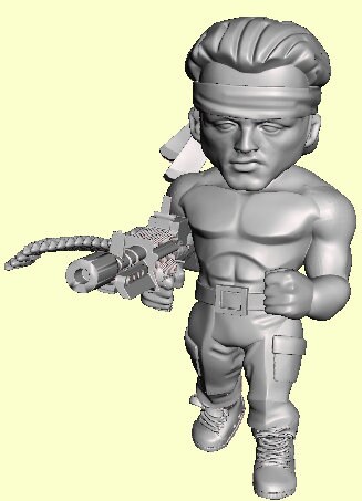 TV MOVIE SINGLES Custom Chibi Figure Unpainted 3D Print Marvel United ...