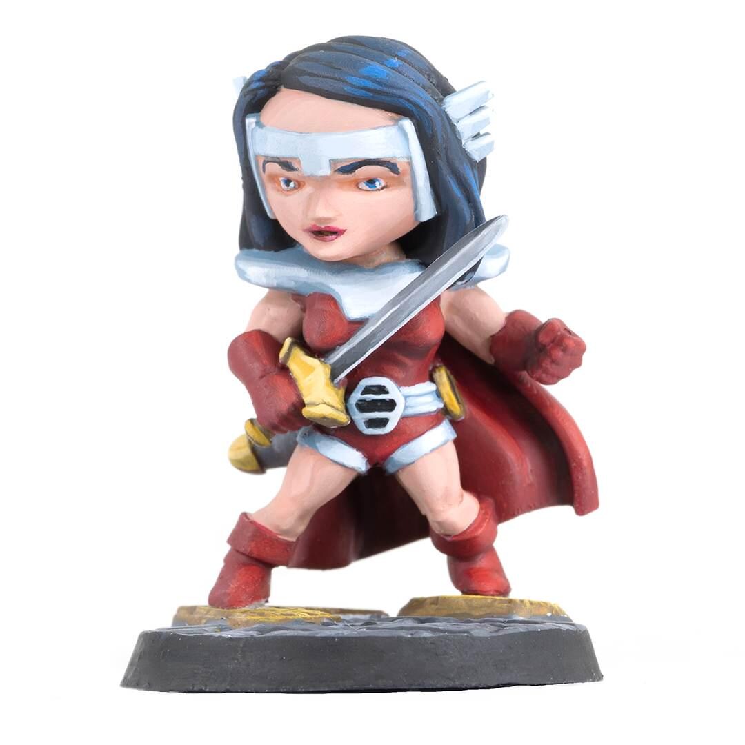 SIF ASGARD Custom CHIBI Figure Unpainted 3D Print Marvel United ...