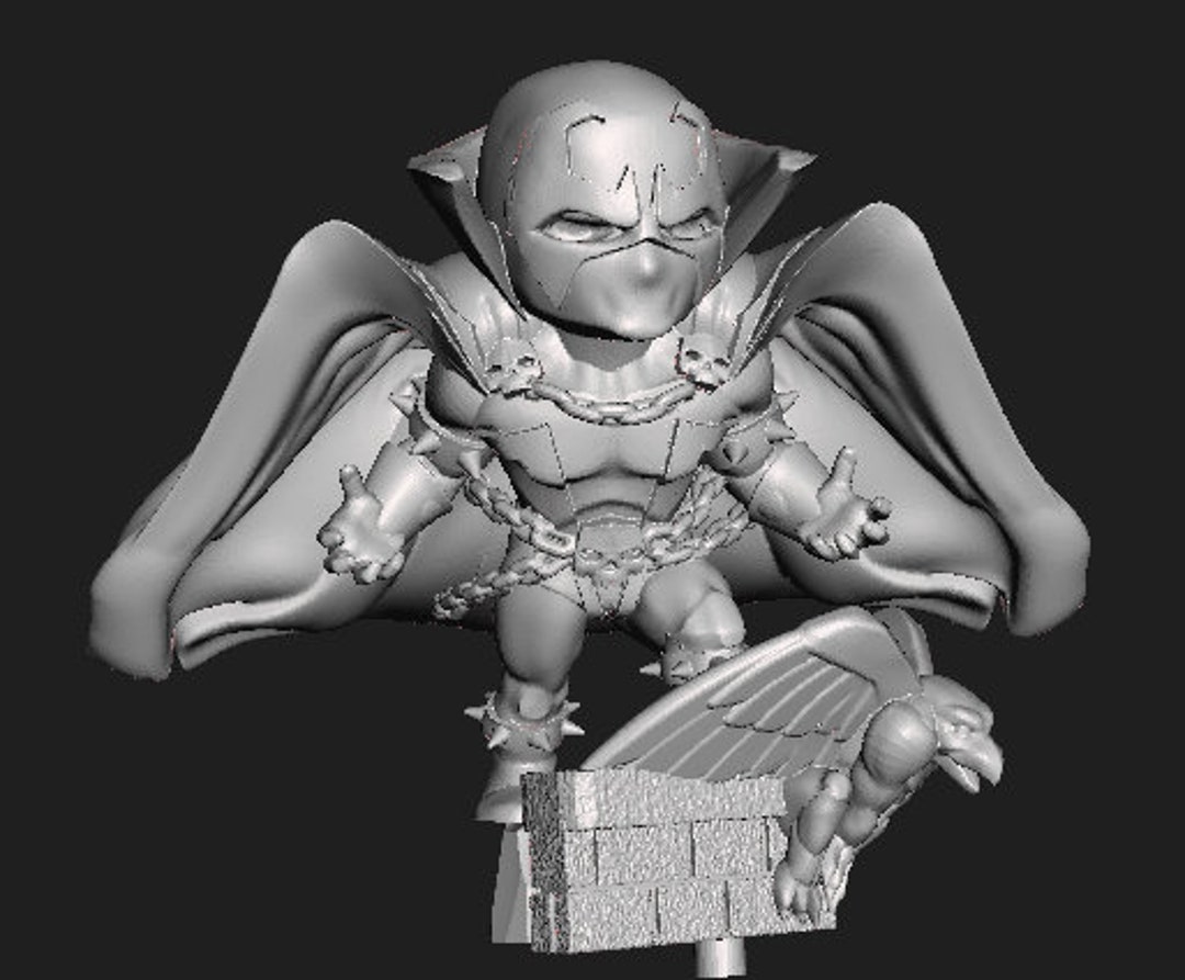 Marvel United SPAWN Chibi Custom Figure Unpainted Optional Box - Etsy