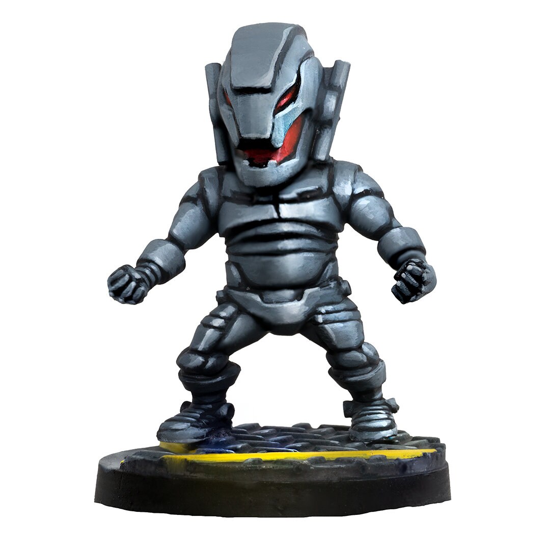 ULTRON DRONE Custom CHIBI Figure Unpainted 3D Print Marvel United ...