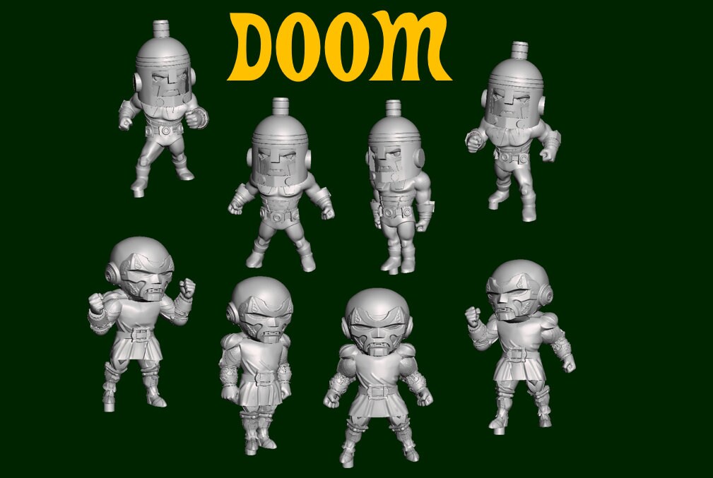 DOOMBOT Servo Guards SETS Custom CHIBI Figure - Etsy