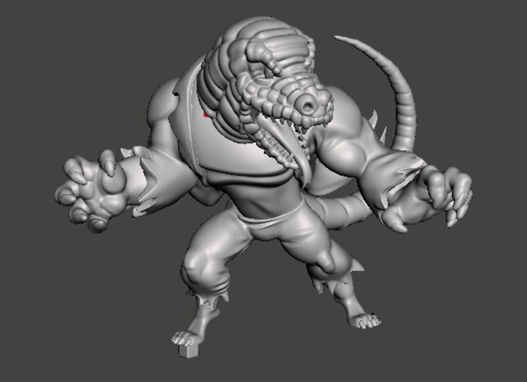 Marvel United LIZARD Custom CHIBI Figure Unpainted 3D Print - Etsy