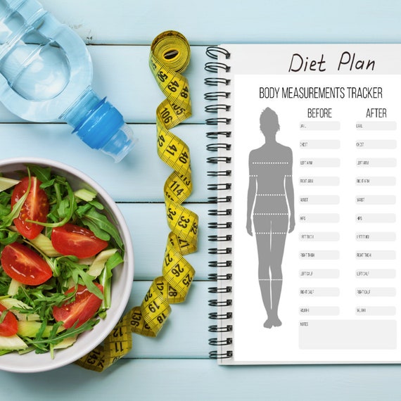 Body measurements tracker printable planner planner insert | Etsy