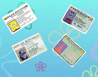 Spongebob License Plate - Etsy