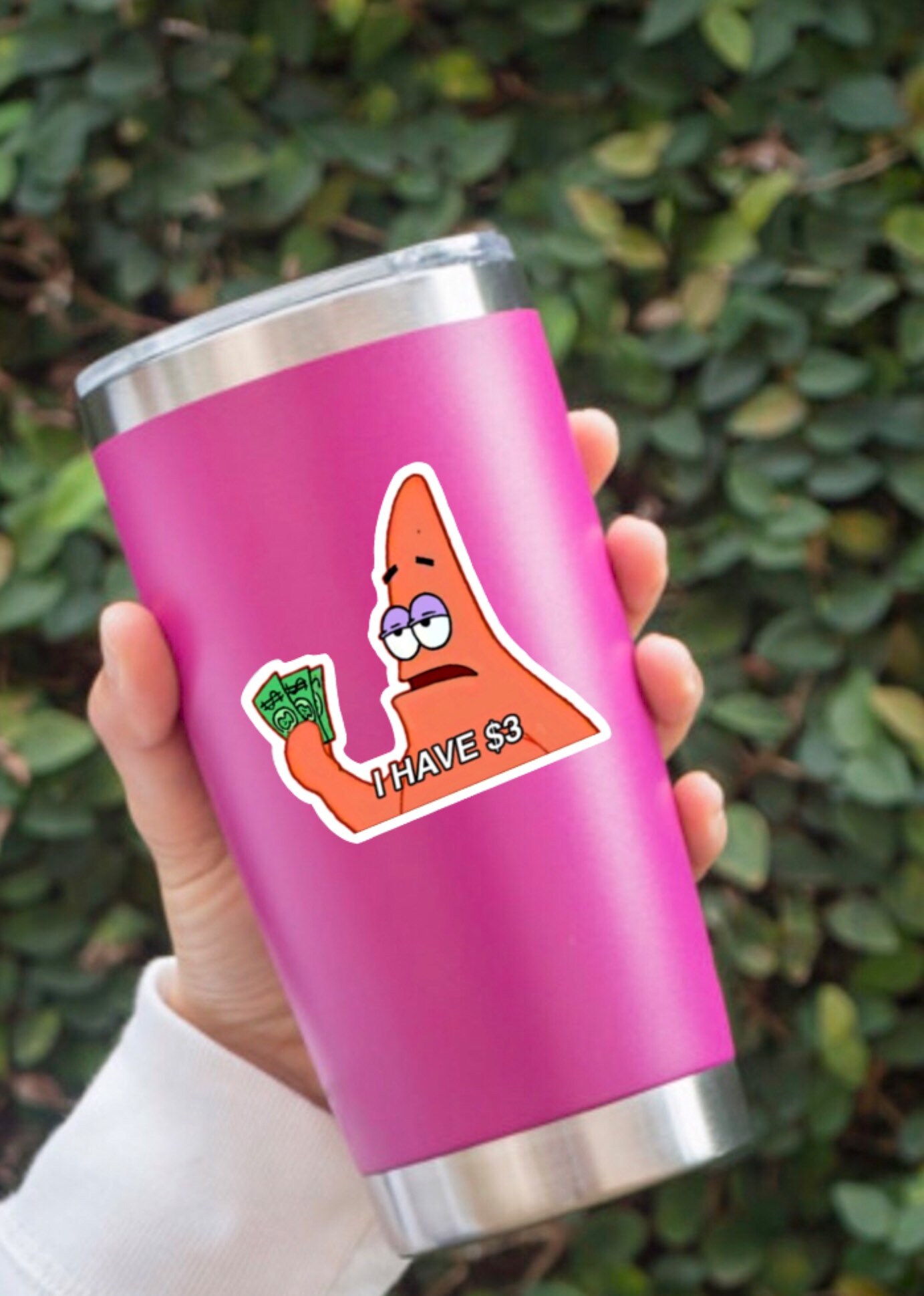 Patrick I have 3 dollars sticker | Etsy