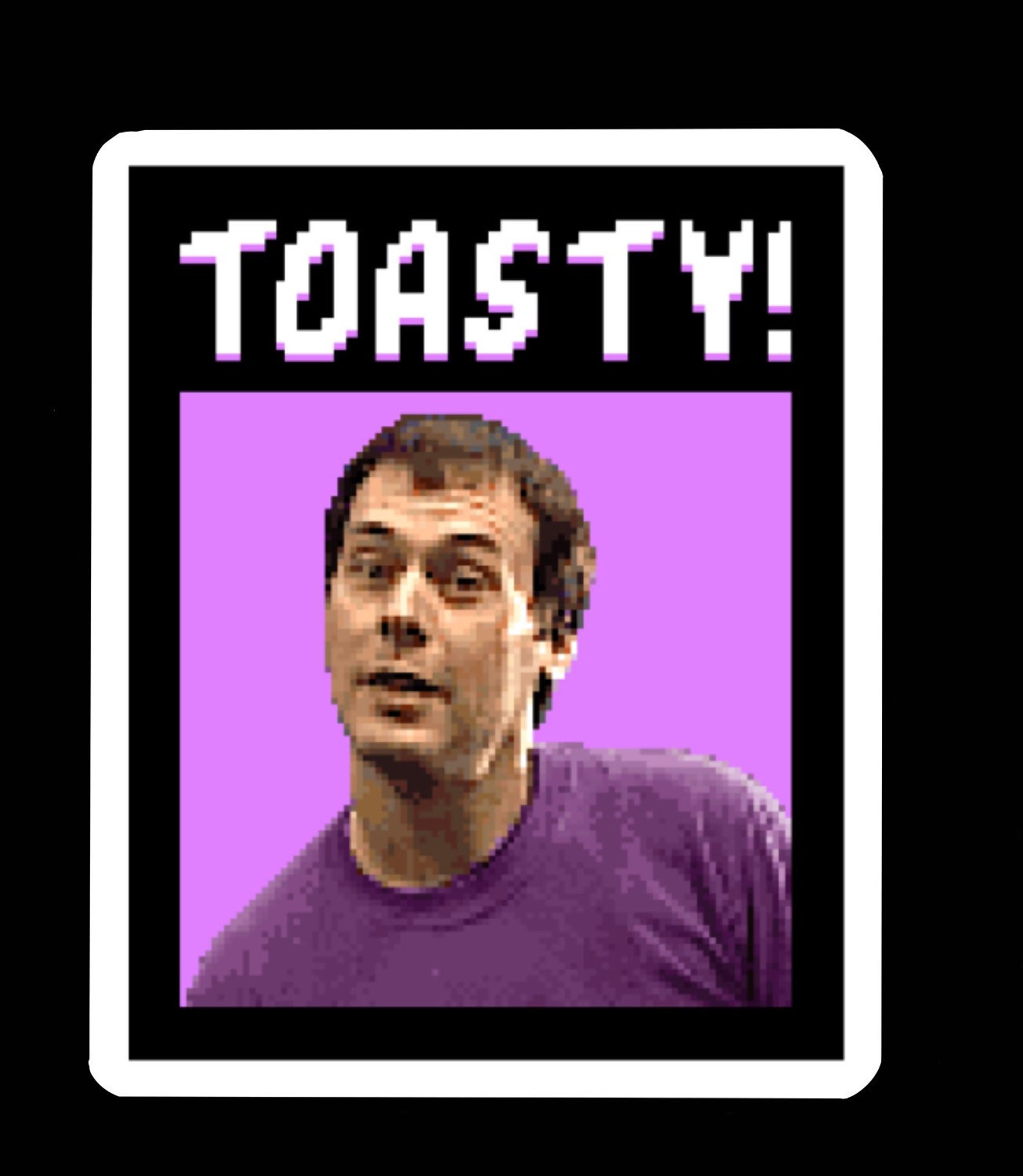 Mortal Kombat Dan Forden Toasty Sticker | Etsy