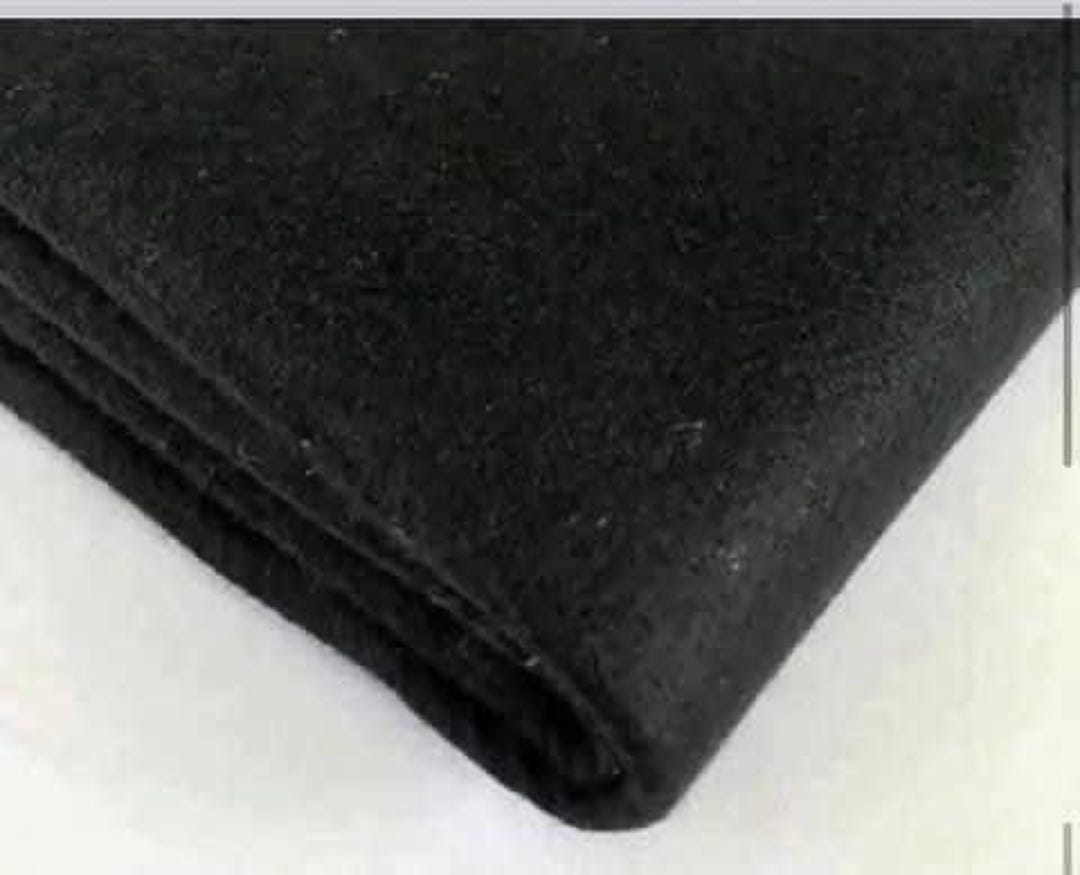 Polyester Felt Fabric Half Metre Great for Crafts Black - Etsy