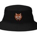 Fox Embroidered Bucket Hat, Fox Lover Gift, Cute Fox Hat, Fox Dad Hat ...