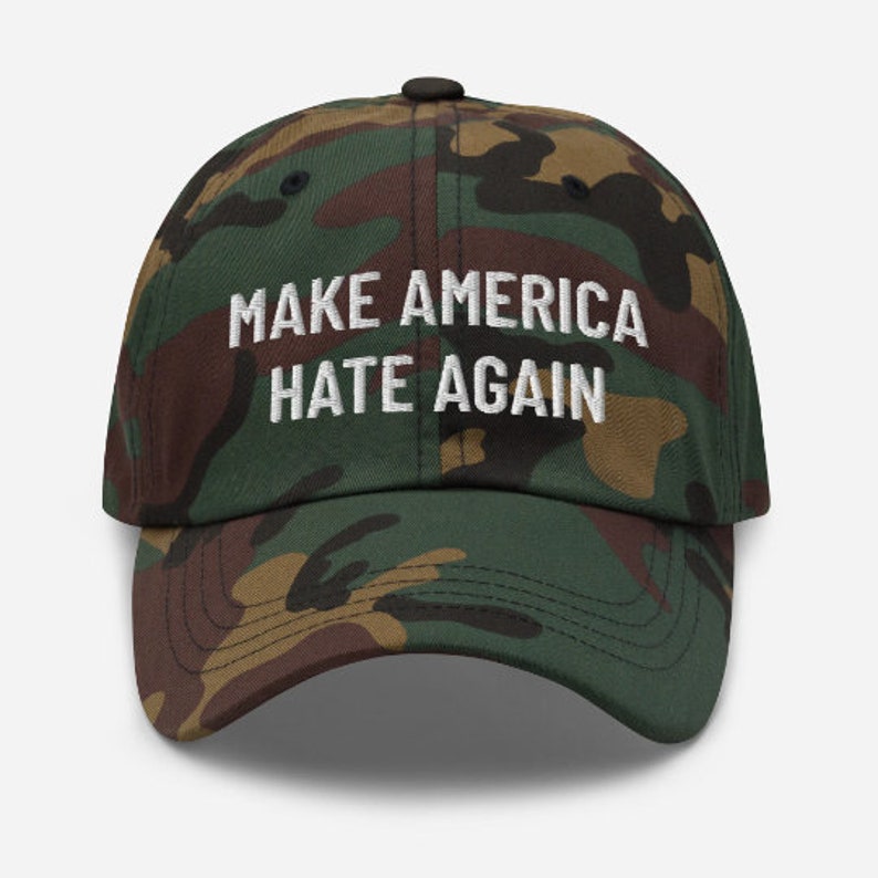 Make America Hate Again Hat embroidered Dad Cap Hate Hat - Etsy