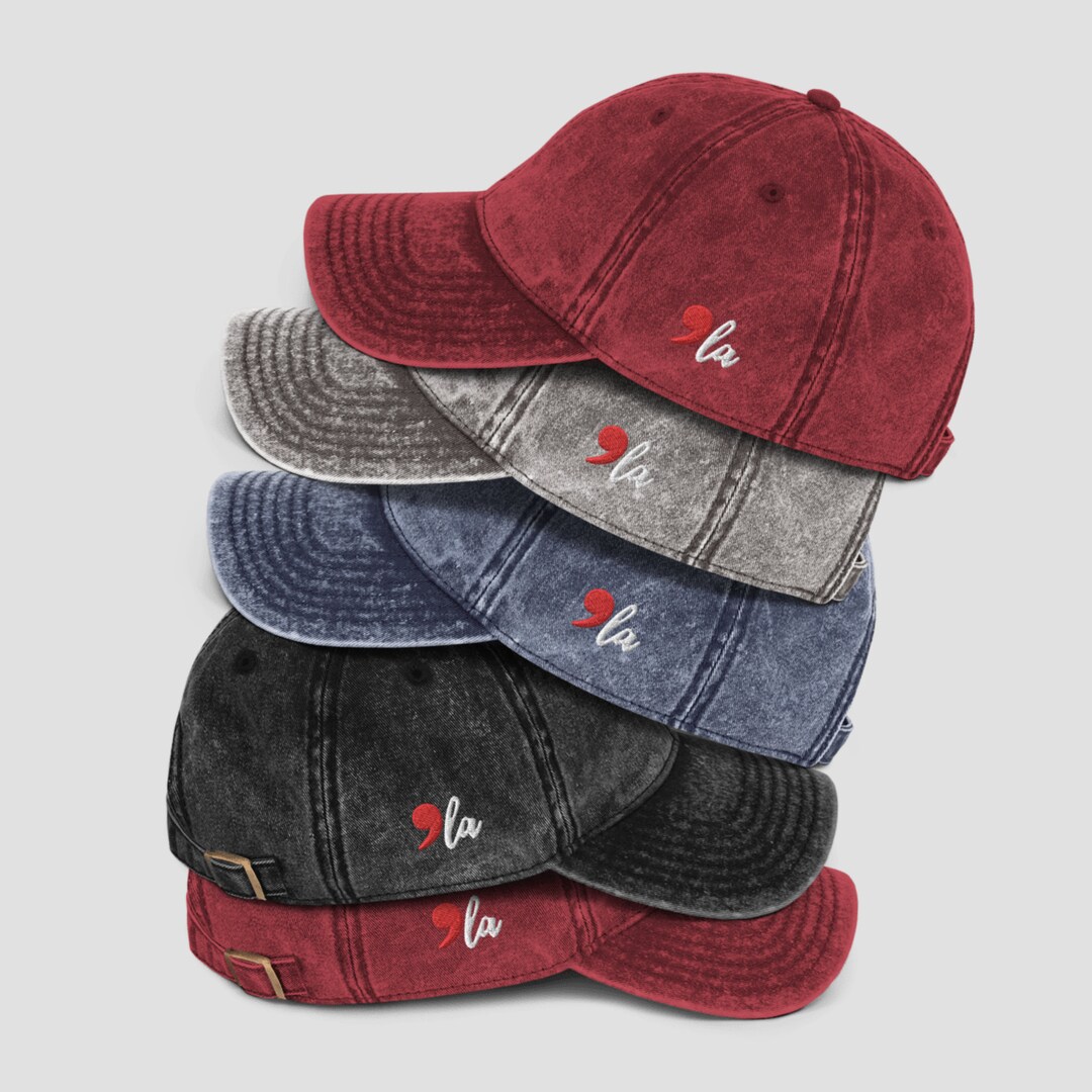 Kamala Harris 2024 Vintage Cotton Embroidered Hat , La for President ...