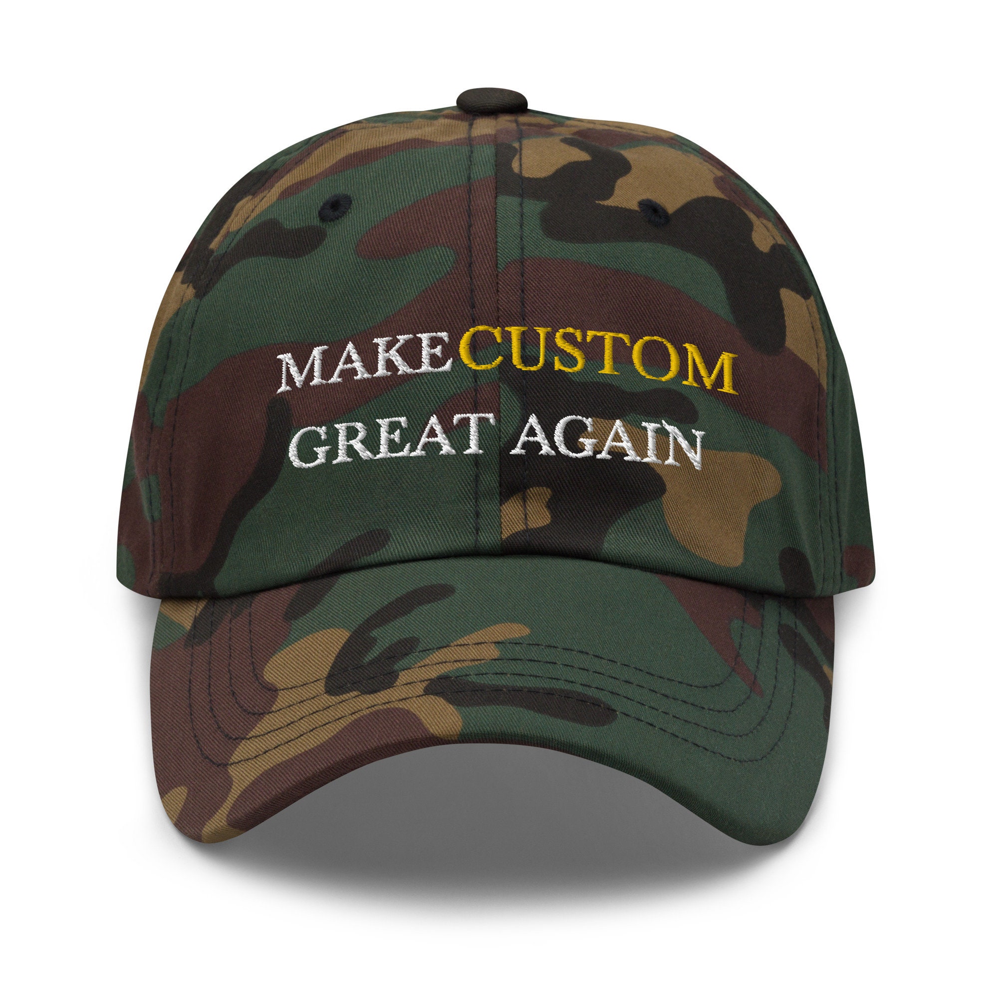 Custom Make Great Again Hat, MAKE Text GREAT AGAIN, Personalized ...