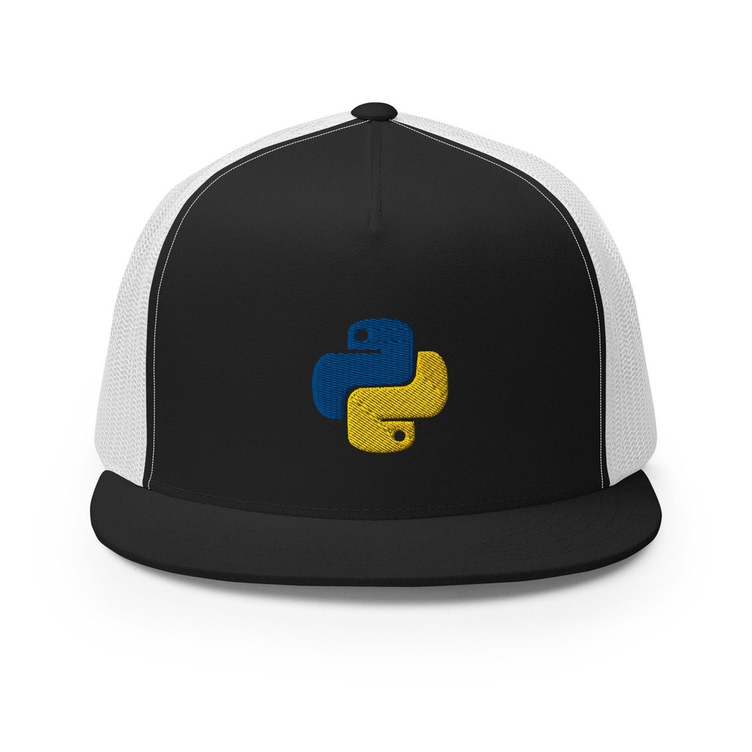 Python Logo Trucker Cap Gift for Computing Programmer - Etsy