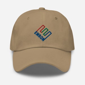 Enron Logo Embroidered Hat - Inspired by Vintage Corporate Merch ...