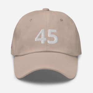45 Embroidered Hat, 45 Trump Cap, 45 Dad Cap, President Donald Trump 45 ...