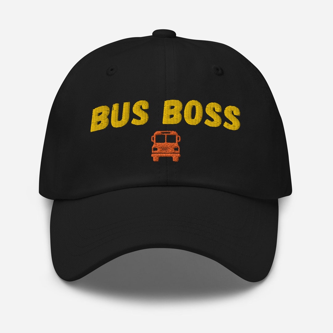 Bus Boss Driver Hat, Bus Driver Thank You, Bus Driver Appreciation ...
