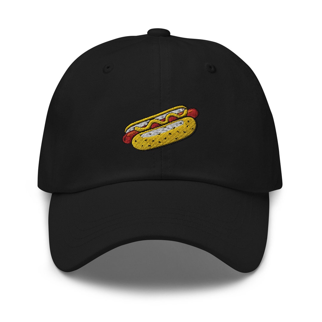 Hot Dog Embroidered Hat Funny Hot Dog Hat Funny Food Cap - Etsy