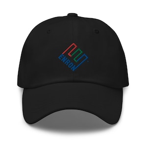 Enron Logo Embroidered Hat Inspired by Vintage Corporate Merch Defunct ...