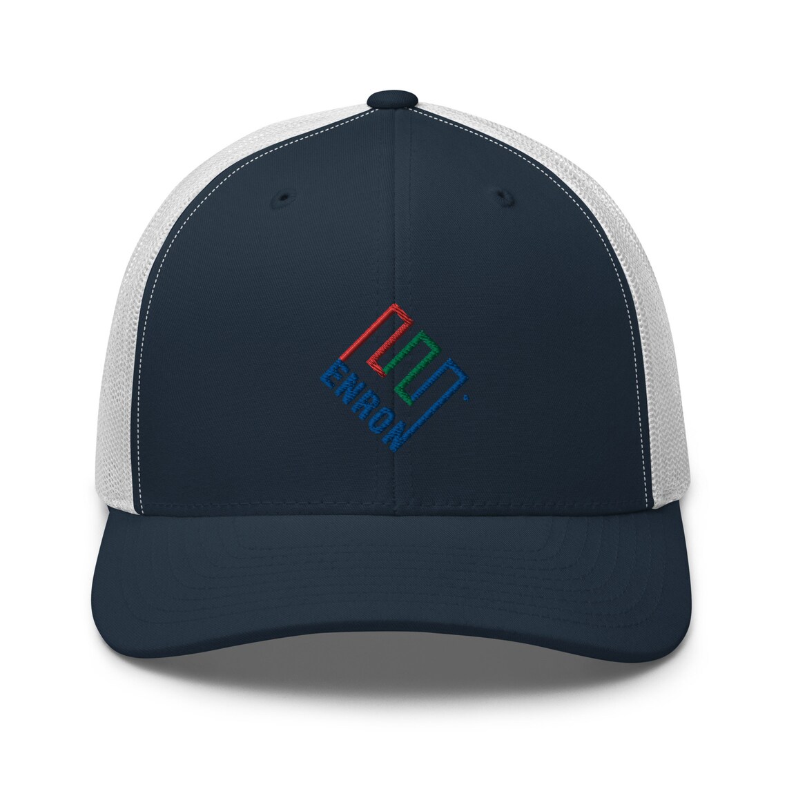 Enron Logo Hat Embroidered Trucker Cap Inspired by Vintage - Etsy