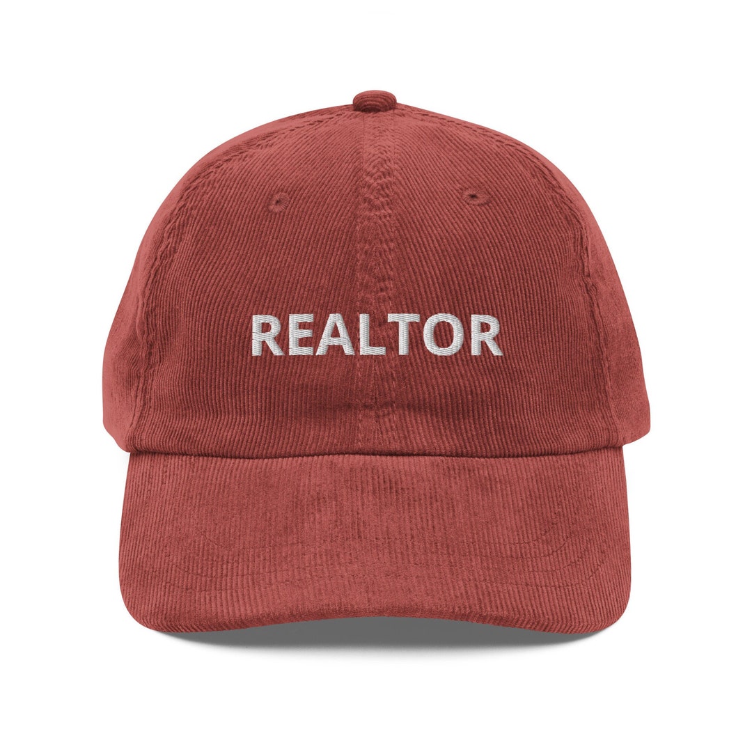 Realtor Embroidered Vintage Cap, Real Estate Hat, Realtor Gift, Real ...