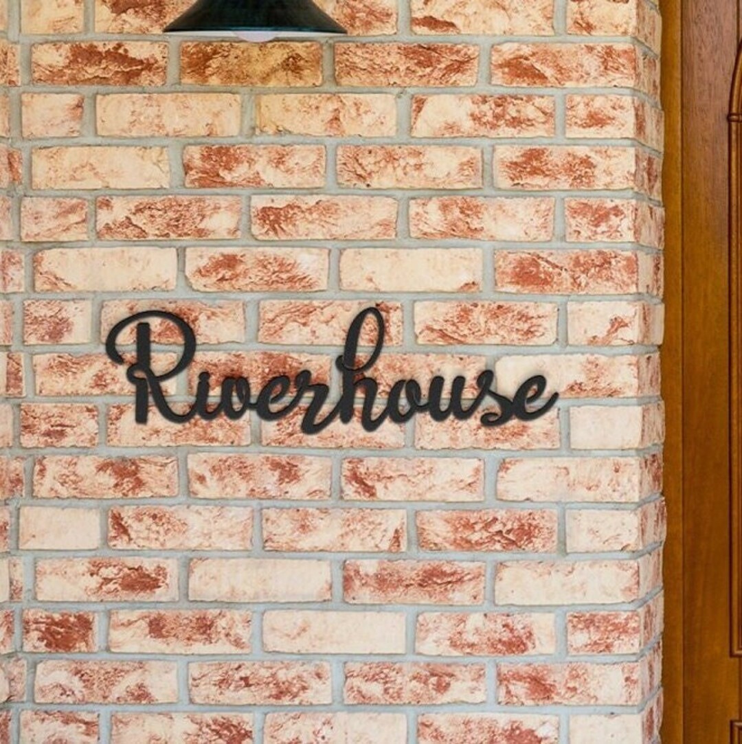 Riverhouse Wall Art Sign, River House Decor, Riverhouse Decor, River ...