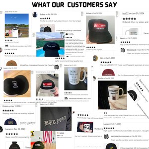 Comma La Embroidered Vintage Corduroy Cap Madam President Election ...