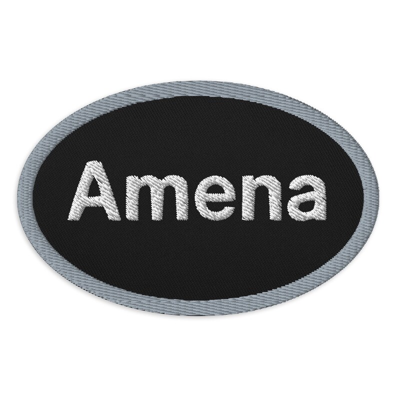 Personalized Arabic Name Embroidered Patch, Design Embroidered Patch ...