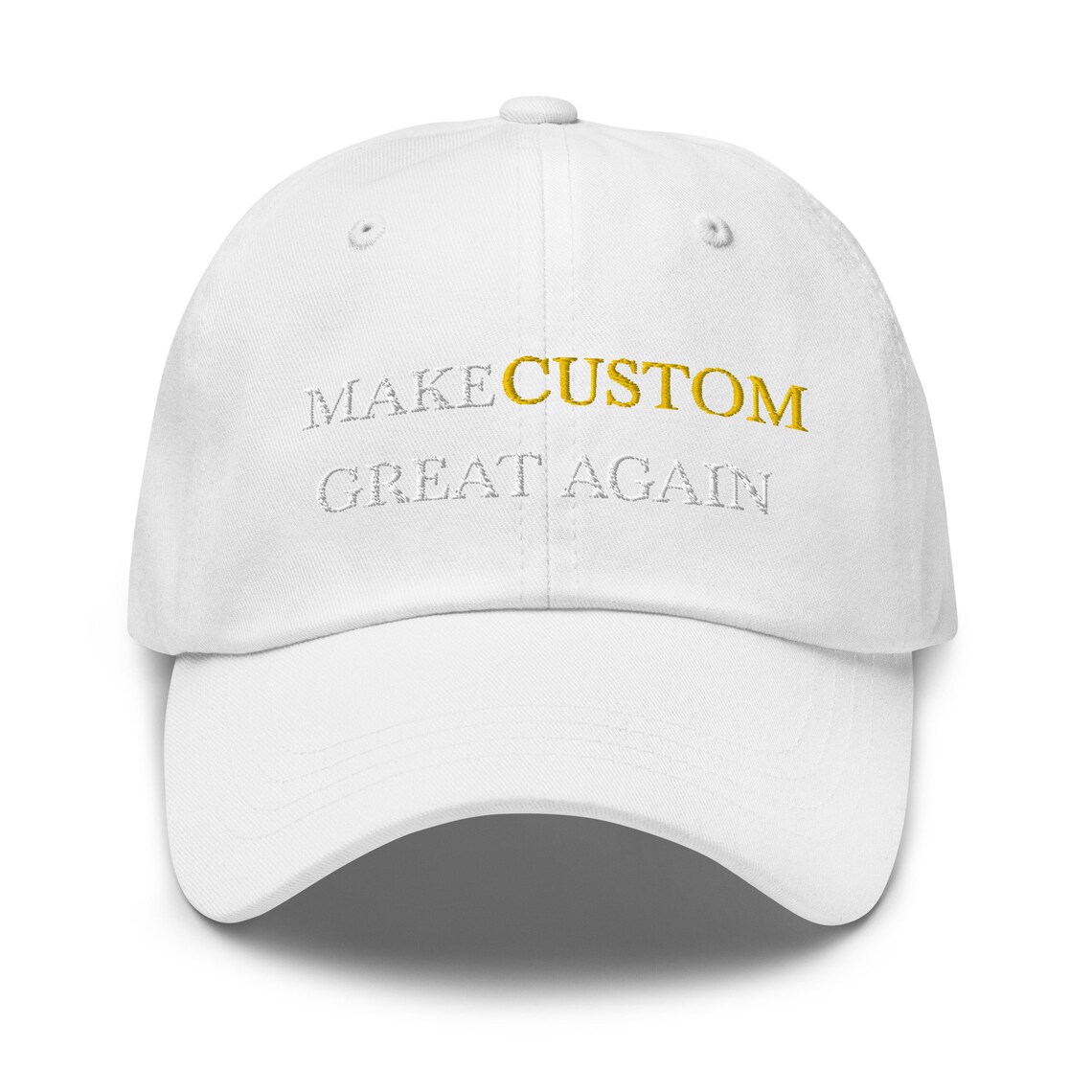 Custom Make Great Again Hat, MAKE Text GREAT AGAIN, Personalized ...