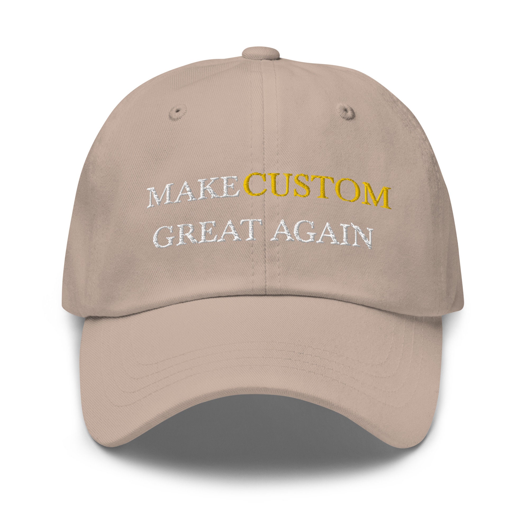 Custom Make Great Again Hat, MAKE Text GREAT AGAIN, Personalized ...