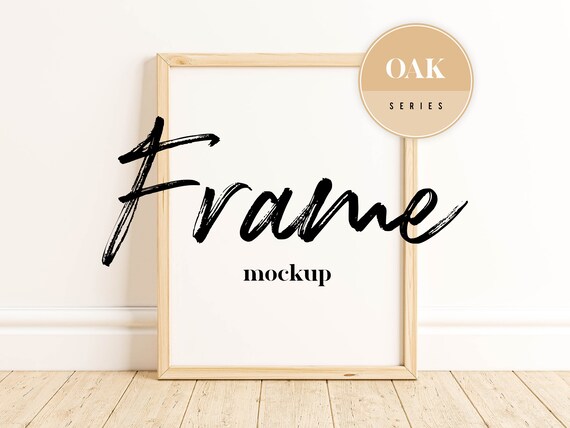 8x10 Picture Frame Mockup 8x10 Frame Mockup Wood Frame | Etsy
